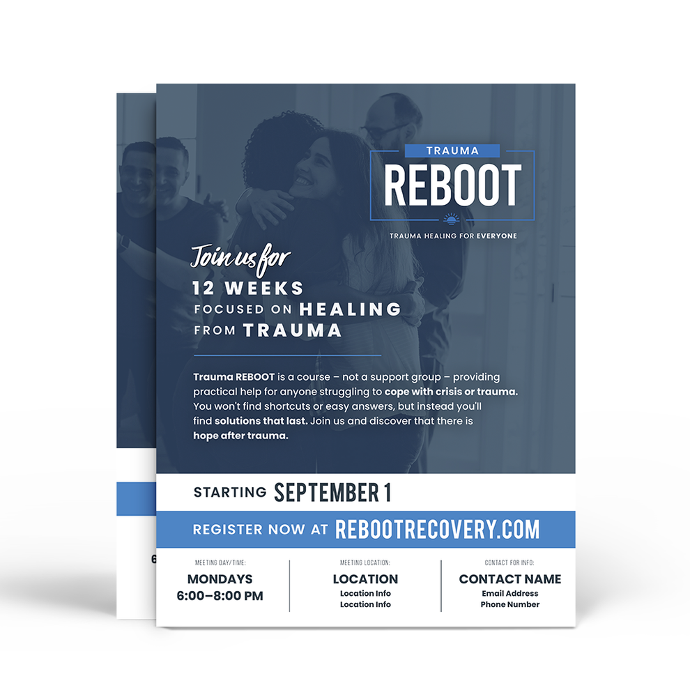 Custom Flyers (pk of 50) – REBOOT Recovery